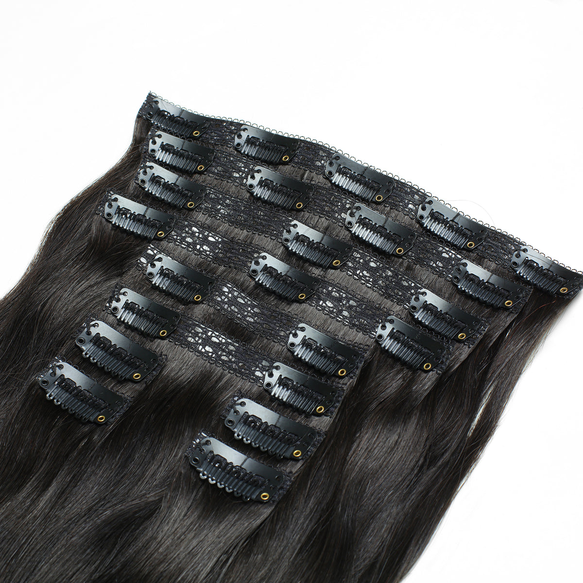 Buy online Clip-In Natural Black Hair Extensions for the best price in ...